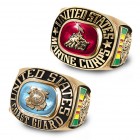 Vietnam War Service Center Birthstone Ring | Vetcom.comPersonalized ...